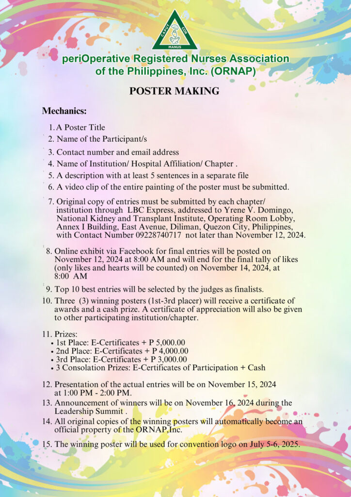 Poster Making 2024 | ORNAP